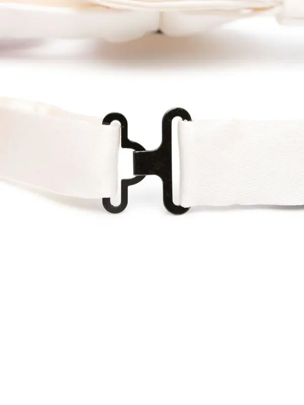Dolce & Gabbana Silk Bow Tie - White