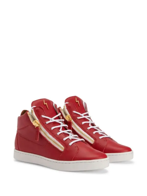 GIUSEPPE ZANOTTI Kriss High-top Sneakers - Red