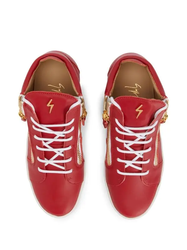 GIUSEPPE ZANOTTI Kriss High-top Sneakers - Red