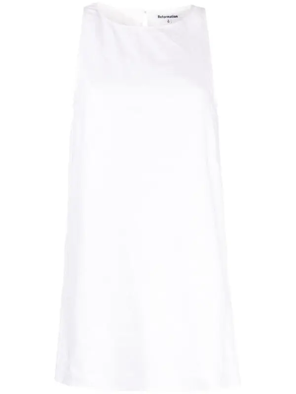 REFORMATION Jessi Linen Mini Dress