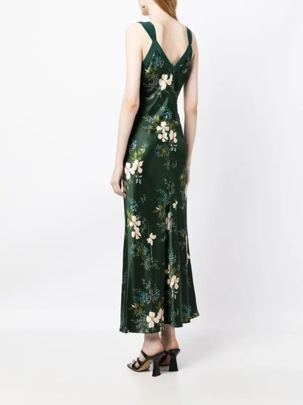 neola silk dress Rent Reformation Green Dress UK 10
