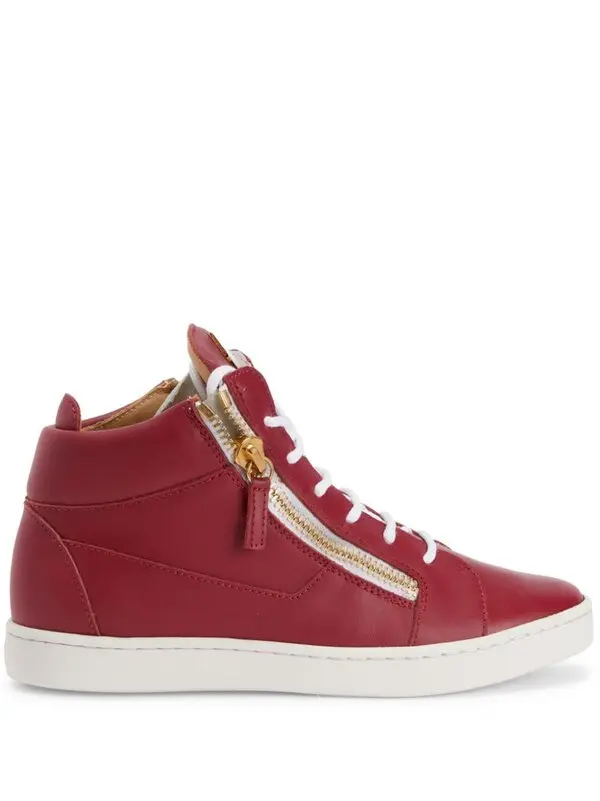 GIUSEPPE ZANOTTI Kriss High-top Sneakers - Red