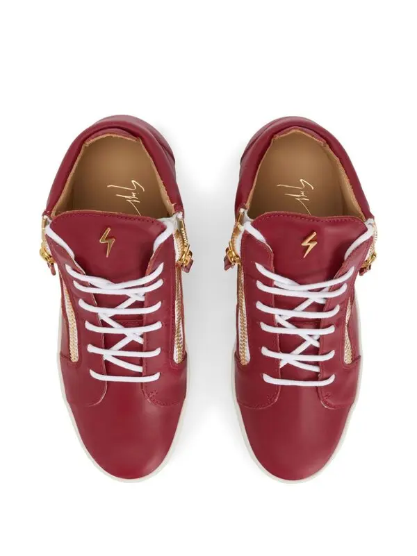 GIUSEPPE ZANOTTI Kriss High-top Sneakers - Red