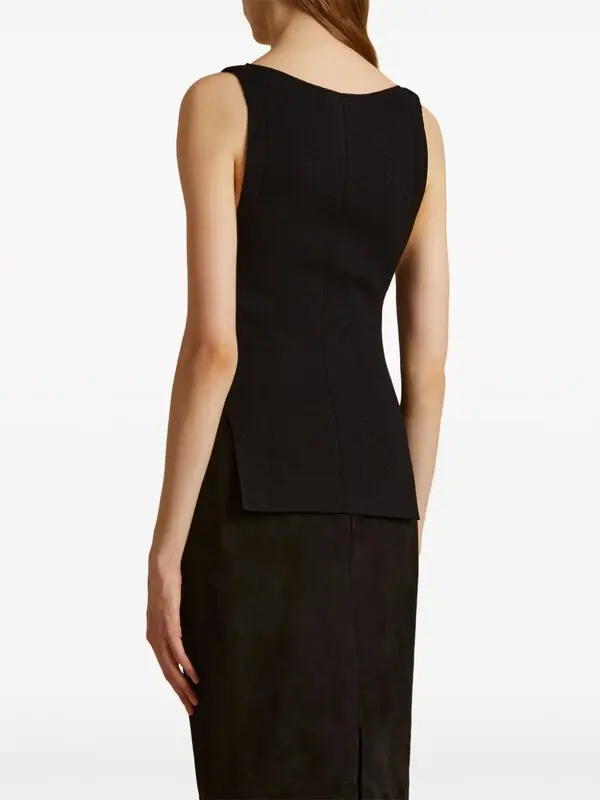 Khaite The Evelyn Ribbed Tank Top