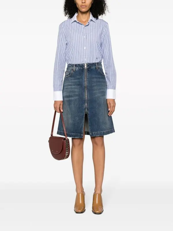 Stella McCartney Denim Midi Skirt
