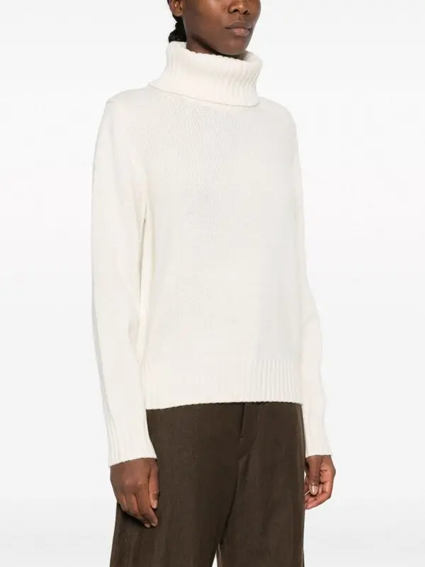 Polo Ralph Lauren Roll-neck Wool Jumper - White