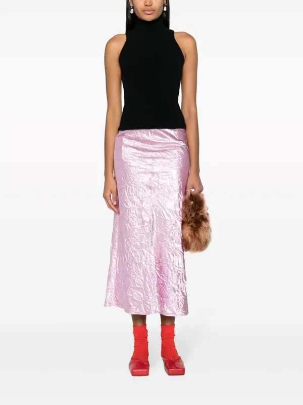 PATOU High-neck Knitted Top - Black