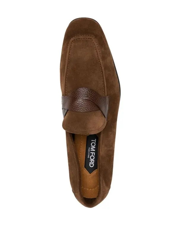 TOM FORD Sean Suede Loafers
