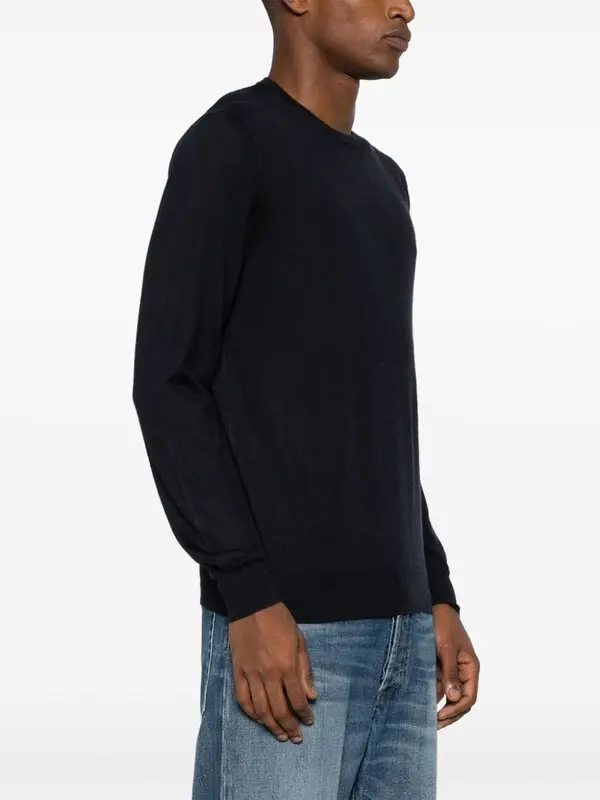 ERALDO Cashmere-silk Blend Jumper - Blue