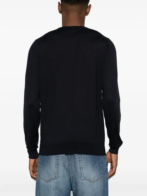 ERALDO Cashmere-silk Blend Jumper - Blue