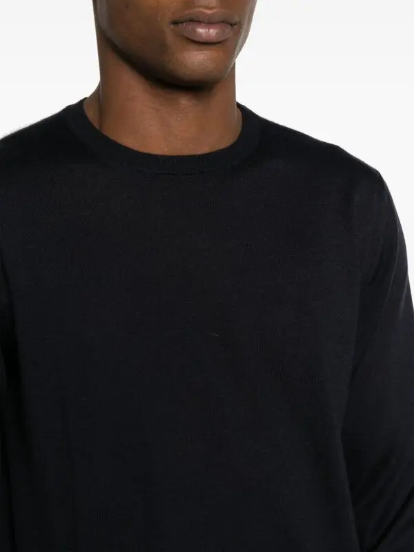 ERALDO Cashmere-silk Blend Jumper - Blue