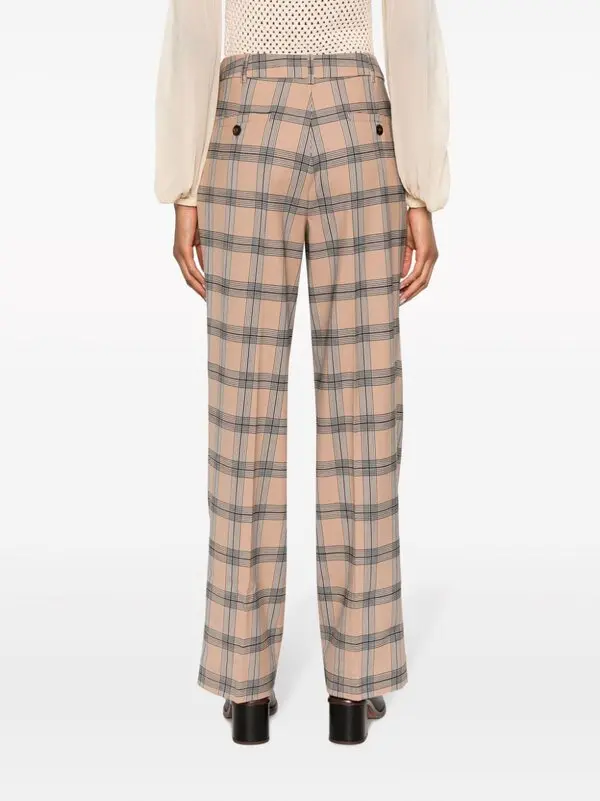 Zimmermann Luminosity Checked Tailored Trousers - Neutrals