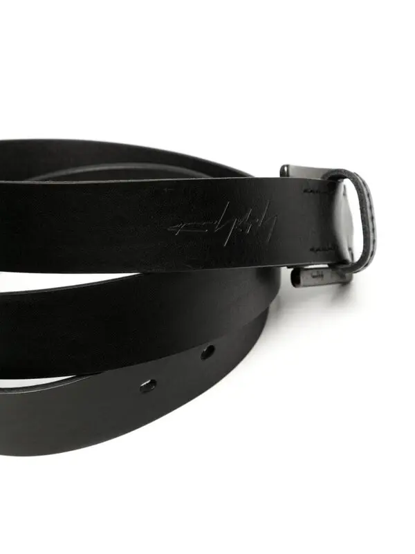 Yohji Yamamoto Debossed Leather Belt