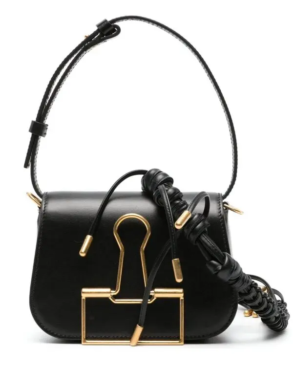 Off-White Binder Clip Shoulder Bag - Black