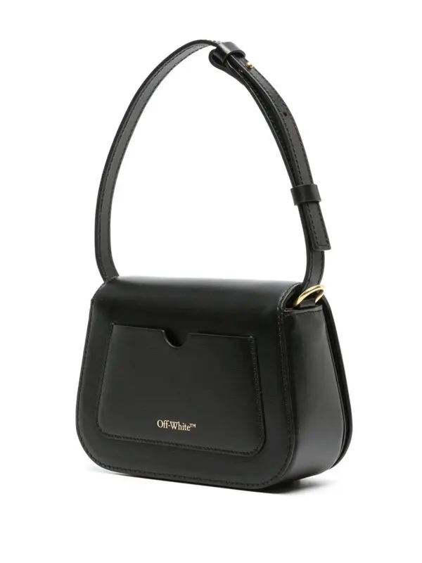 Off-White Binder Clip Shoulder Bag - Black