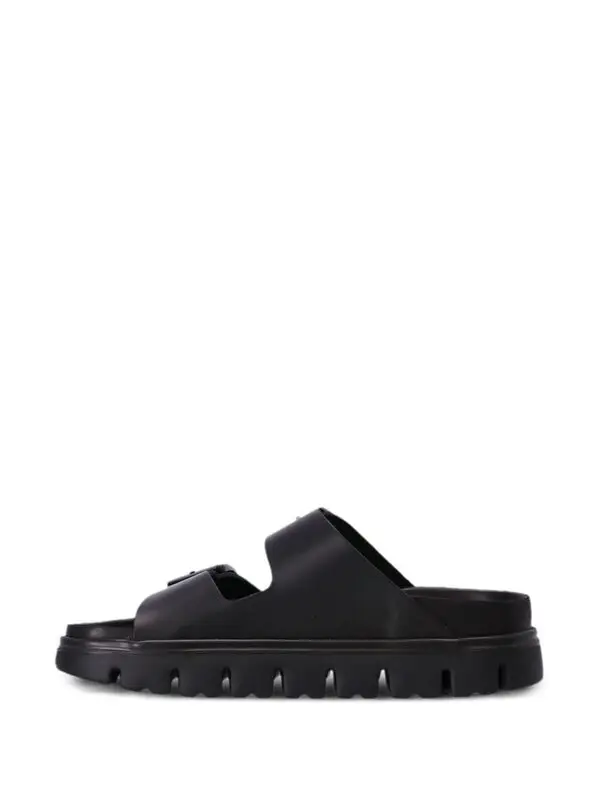 BIRKENSTOCK Papillio Arizona Buckled Slides - Black