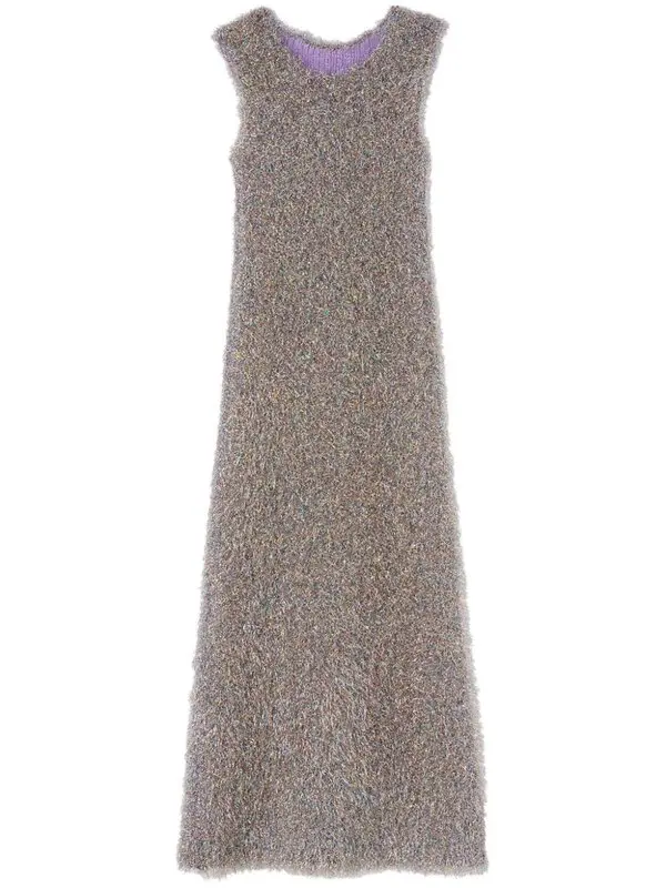 JIL SANDER V-neck Midi Dress