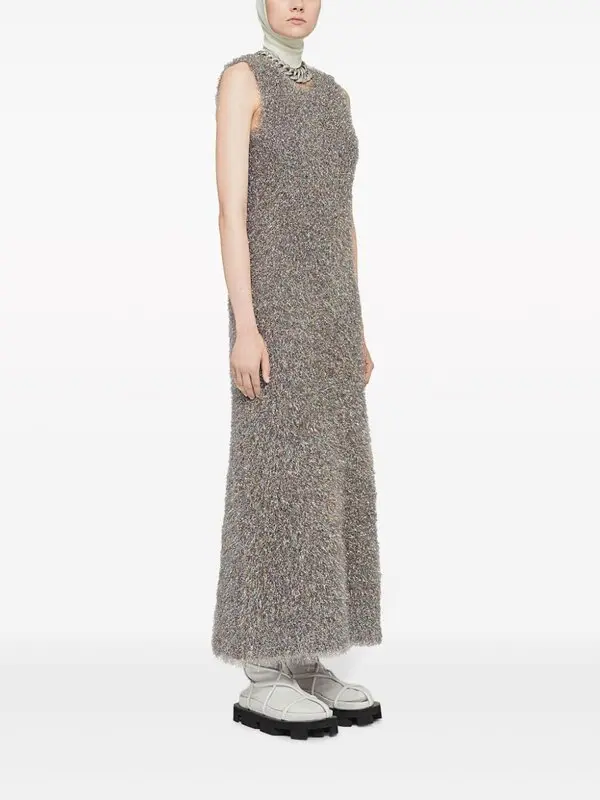 JIL SANDER V-neck Midi Dress