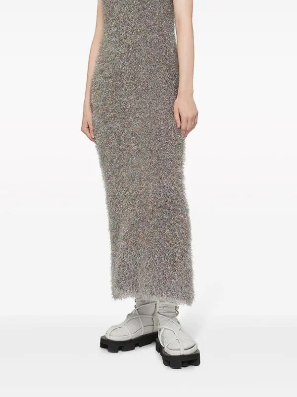 JIL SANDER V-neck Midi Dress