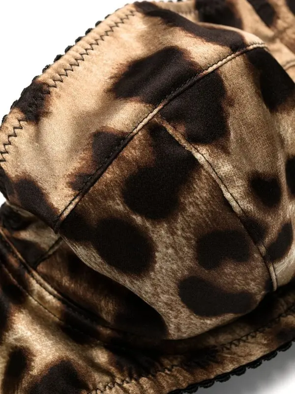 Dolce & Gabbana Leopard-print Balconette Bra - Neutrals