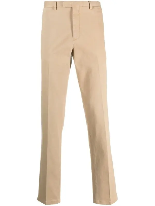 Boglioli Straight-leg Chino Trousers - Neutrals