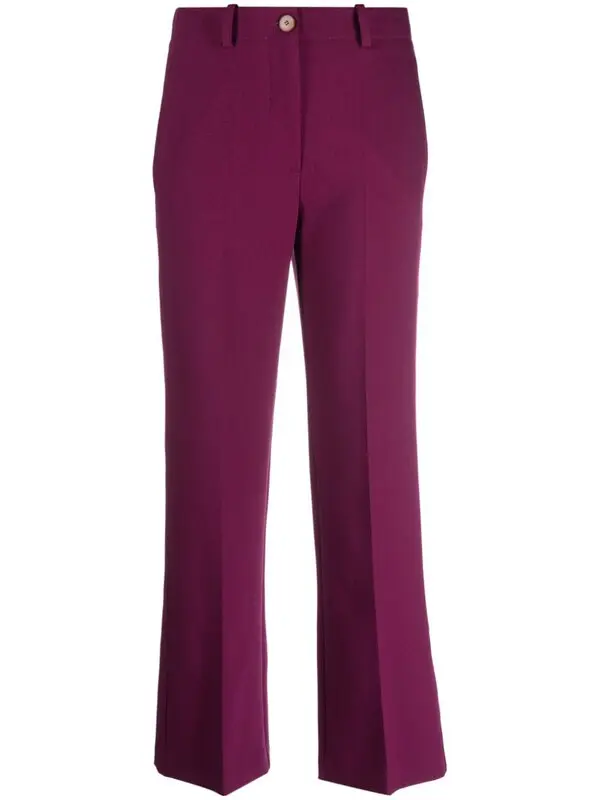 ALYSI High-waisted Straight-leg Trousers