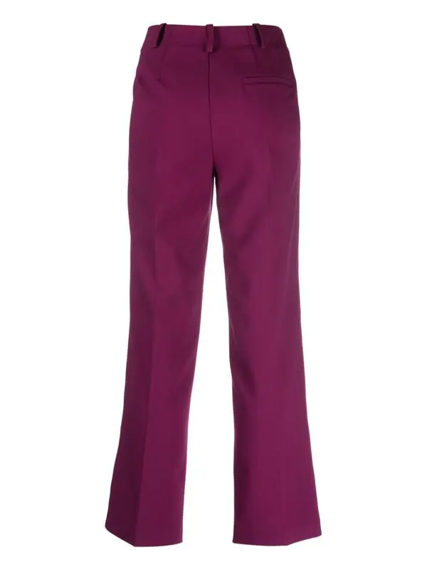 ALYSI High-waisted Straight-leg Trousers