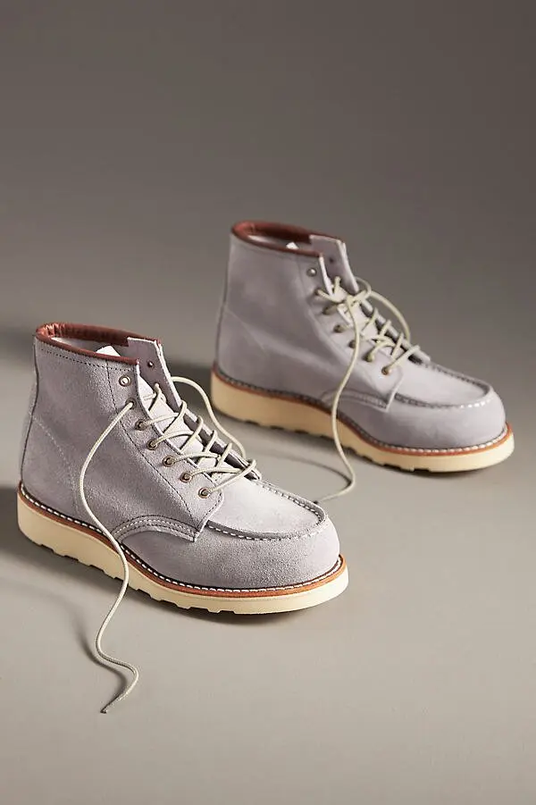 Red Wing Classic Moc Toe Boots - Dusty Lavender
