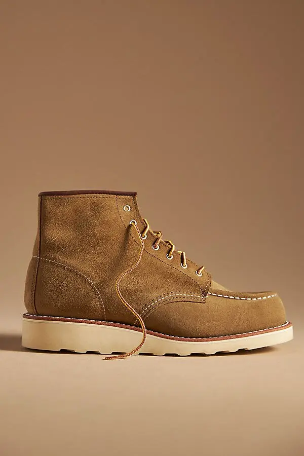 Red Wing Classic Moc Toe Boots - Olive