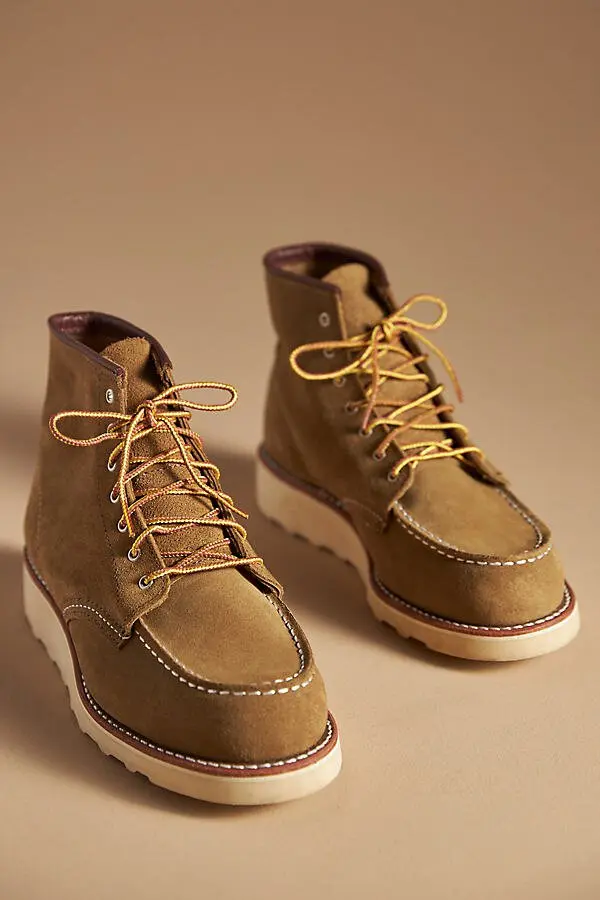 Red Wing Classic Moc Toe Boots - Olive