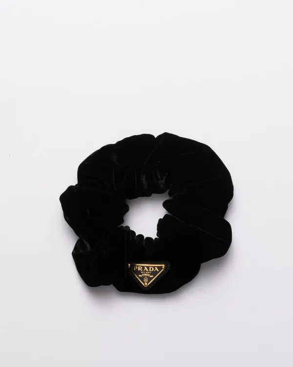 Prada Velvet Scrunchie - Black