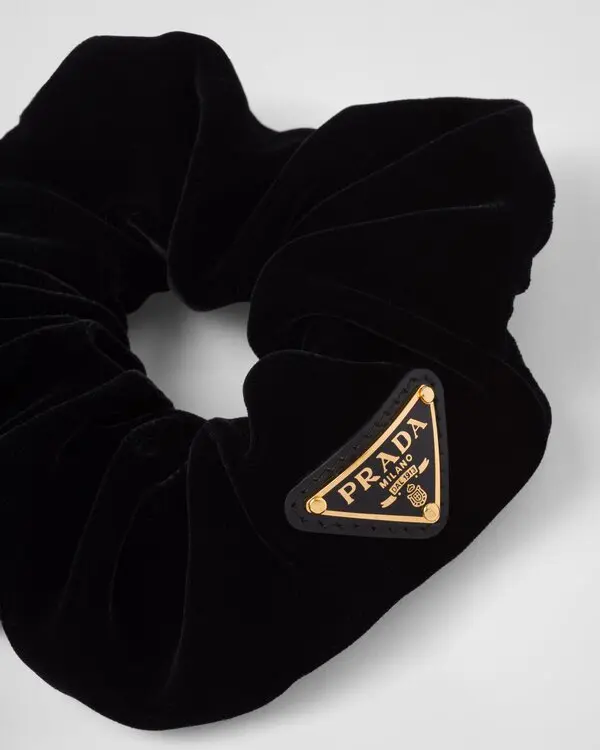 Prada Velvet Scrunchie - Black