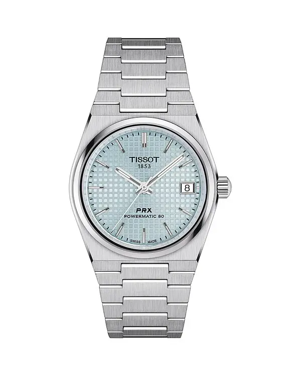 TISSOT Prx Powermatic 80 35mm Watch - Blue/silver