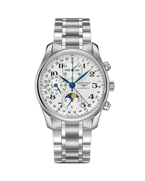 LONGINES Master Chronograph, 40mm - Silver