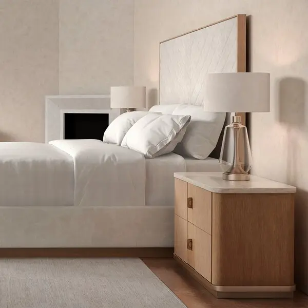 CARACOLE Meet You In The Middle Bed, King - Ivory