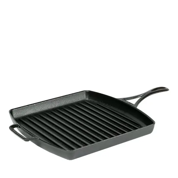 LODGE Blacklock 12 Cast Iron Grill Pan - Black