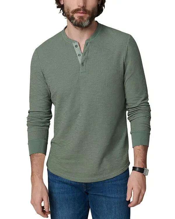 Joe's Jeans Essential Double Face Henley - Agave