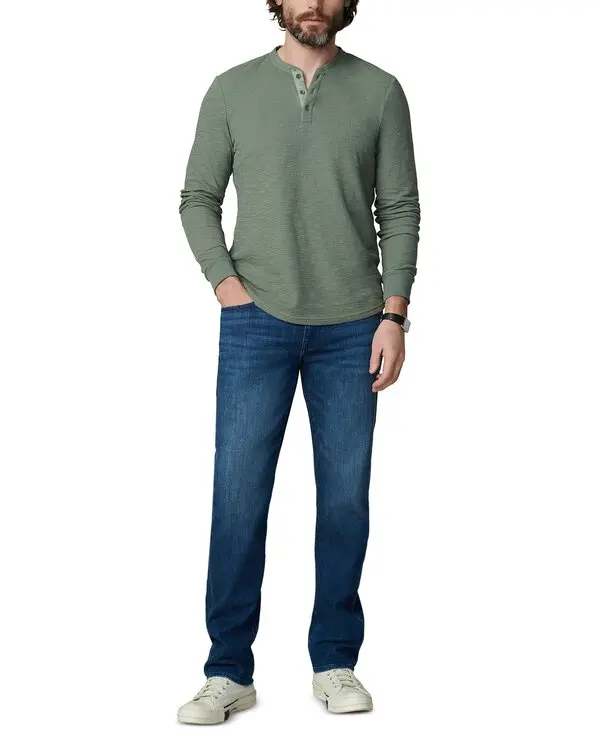 Joe's Jeans Essential Double Face Henley - Agave