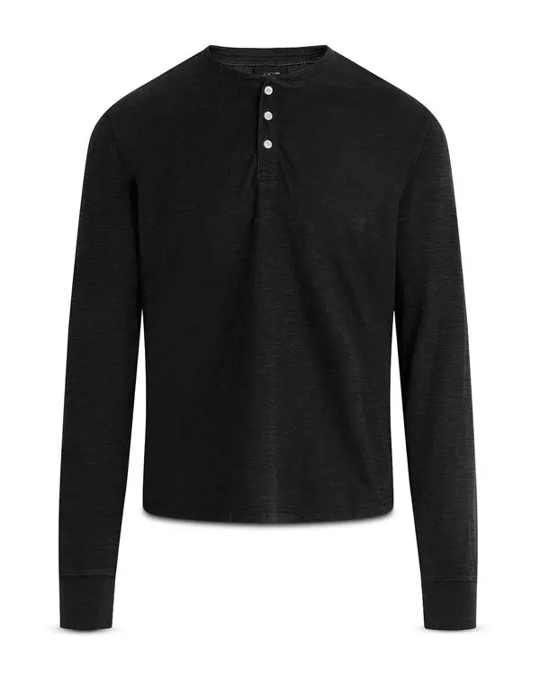 Joe's Jeans Essential Double Face Henley - Black