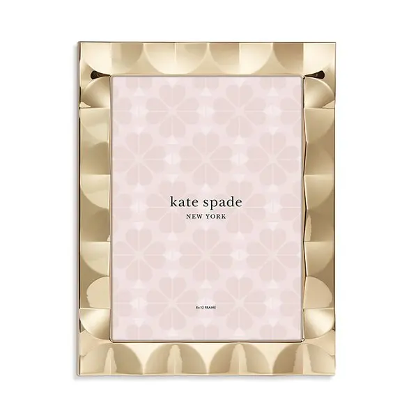 Kate Spade New York South Street Scallop Frame, 8 X 10 - Gold