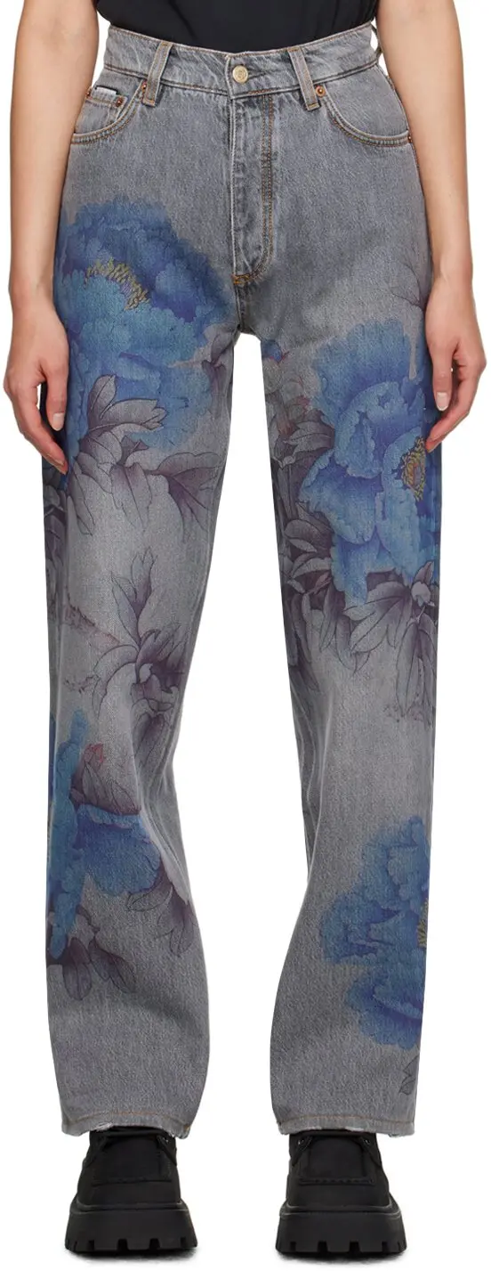 パンツ Eytys BENZ Oasis baggy fit jeans Eytys Blue Benz Jeans In Oasis - 60% Off | Editorialist