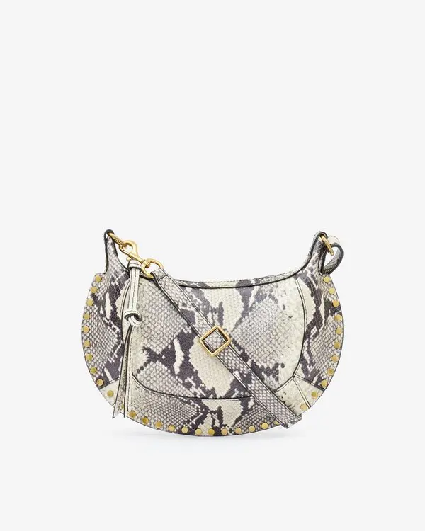 Isabel Marant Oskan Moon Leather Shoulder Bag