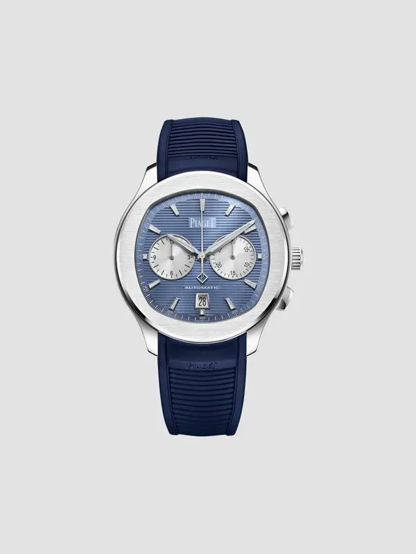 PIAGET Polo Stainless Steel & Rubber Chronograph Watch/42mm