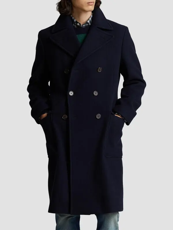 Polo Ralph Lauren Wool-blend Double-breasted Topcoat