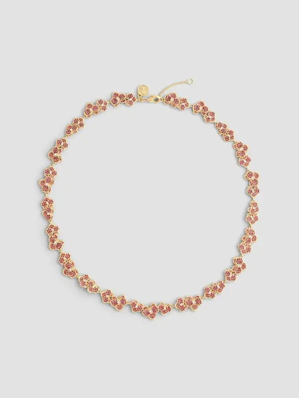 ANABEL ARAM Orchid 18k Gold-plated & Cubic Zirconia Necklace