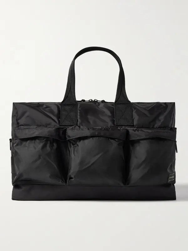 PORTER-YOSHIDA & CO Force 2way Nylon Duffle Bag - Black