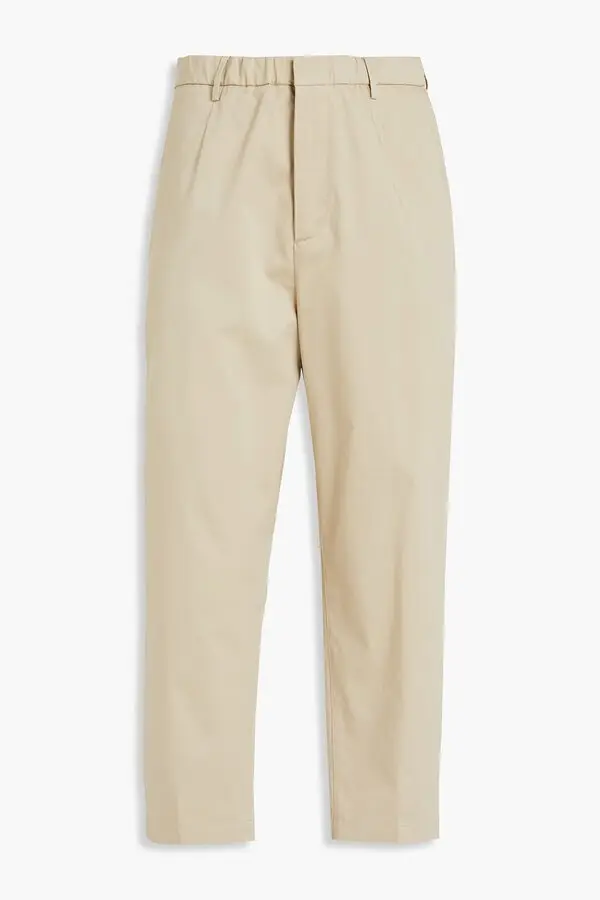Dunhill Cotton-blend Sateen Chinos - Beige