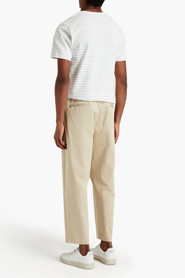 Dunhill Cotton-blend Sateen Chinos - Beige