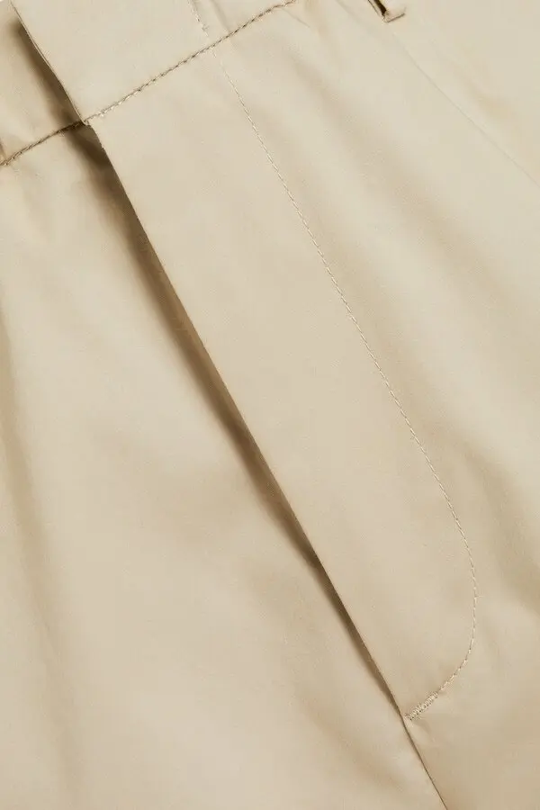Dunhill Cotton-blend Sateen Chinos - Beige