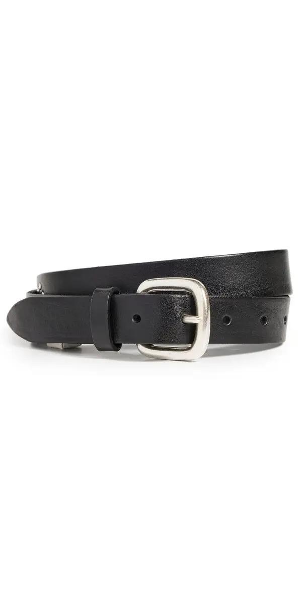 Anderson's Studded Calfskin Belt - Black